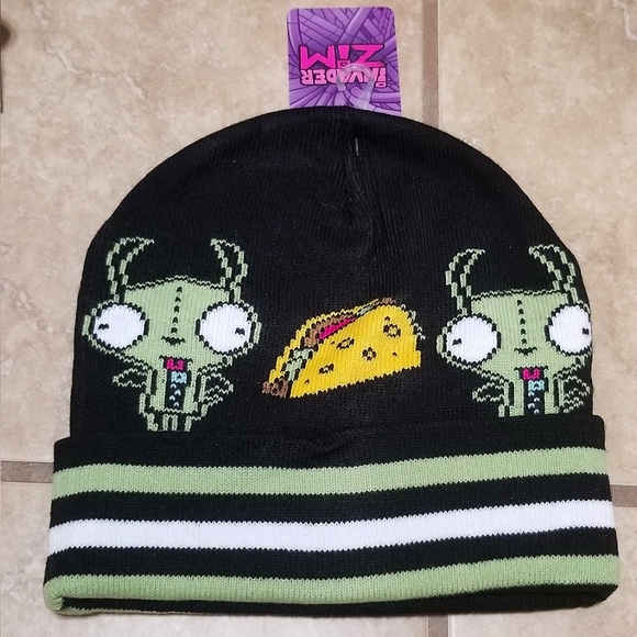 Nickelodeon | Accessories | Nickelodeon Invader Zim Gir With Tacos Knit ...